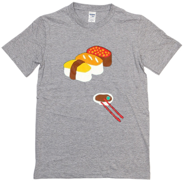 sushi t-shirt - newgraphictees.com