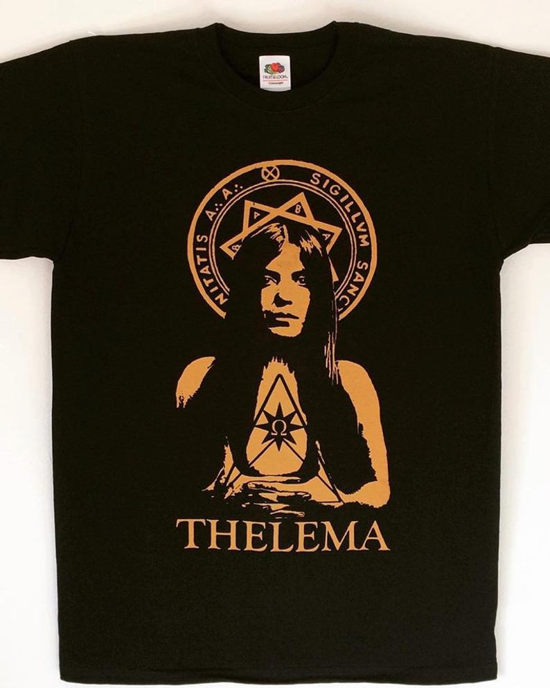 Leila Waddell Aleister Crowley thelema T-SHIRT - newgraphictees.com ...
