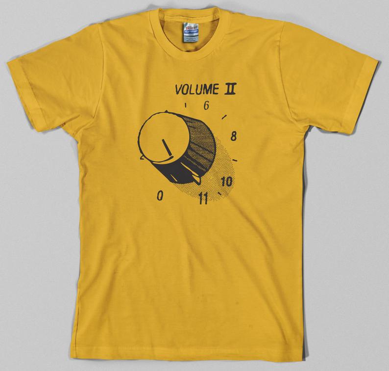 Spinal Tap Volume T Shirt - newgraphictees.com Spinal Tap Volume T Shirt