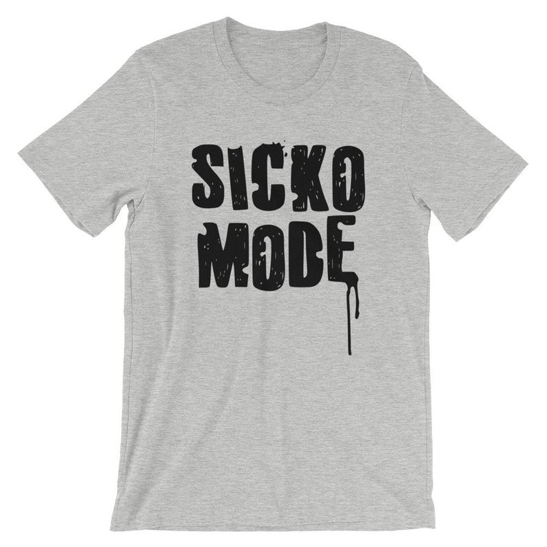 Sicko Mode Short-Sleeve Unisex T Shirt - newgraphictees.com Sicko Mode ...