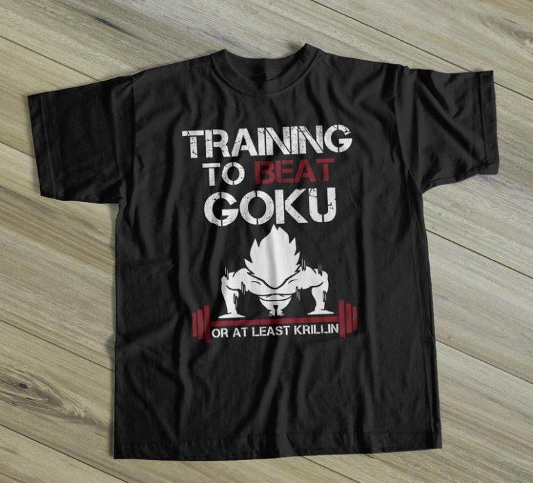 Training to Beat Goku Dragon Ball Z Tshirt - newgraphictees.com ...